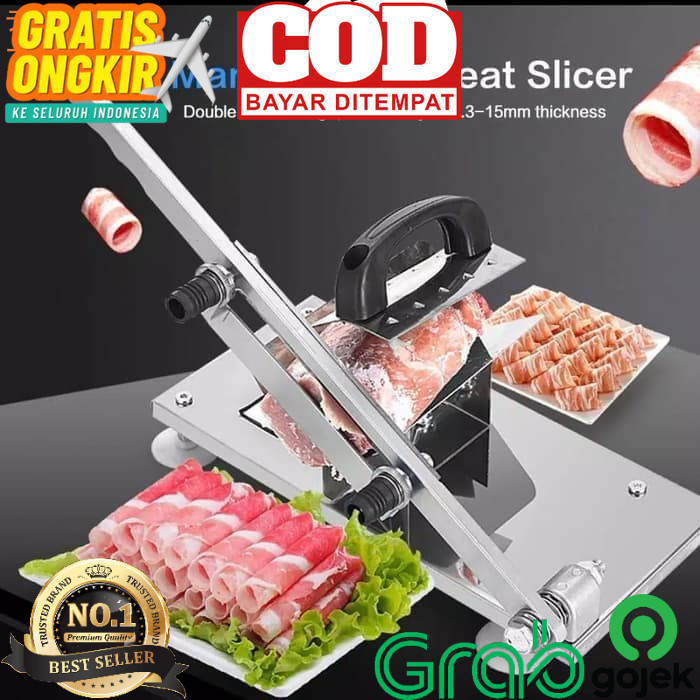 Jual Meat Slicer Pengiris Daging Manual Yoshinoya Shabu Beef DM ...