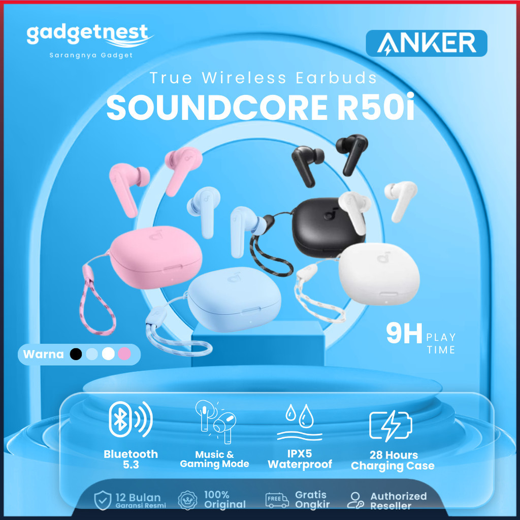 Jual Soundcore by Anker R 50i True Wireless Earbuds TWS Earphone R50i | Shopee Indonesia