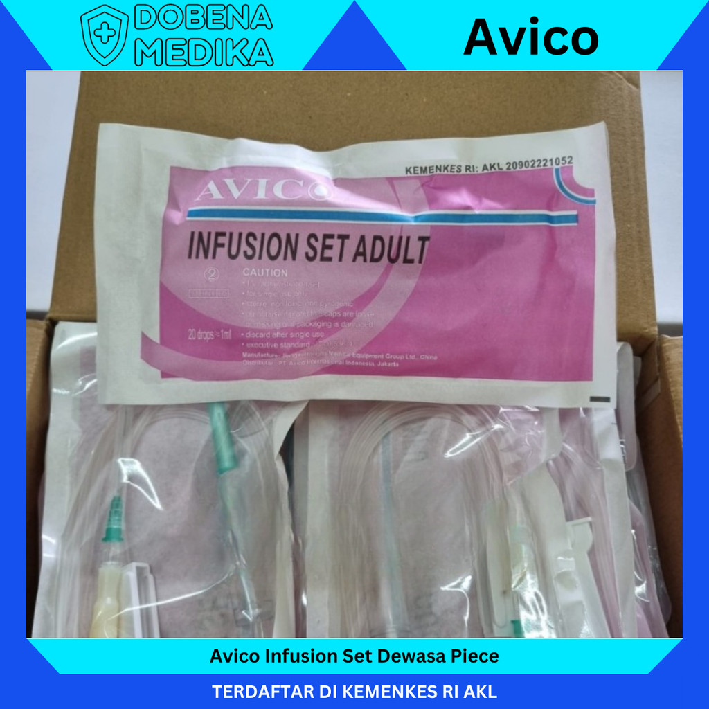 Jual Avico Selang Infuset Infusion Set Dewasa | Shopee Indonesia
