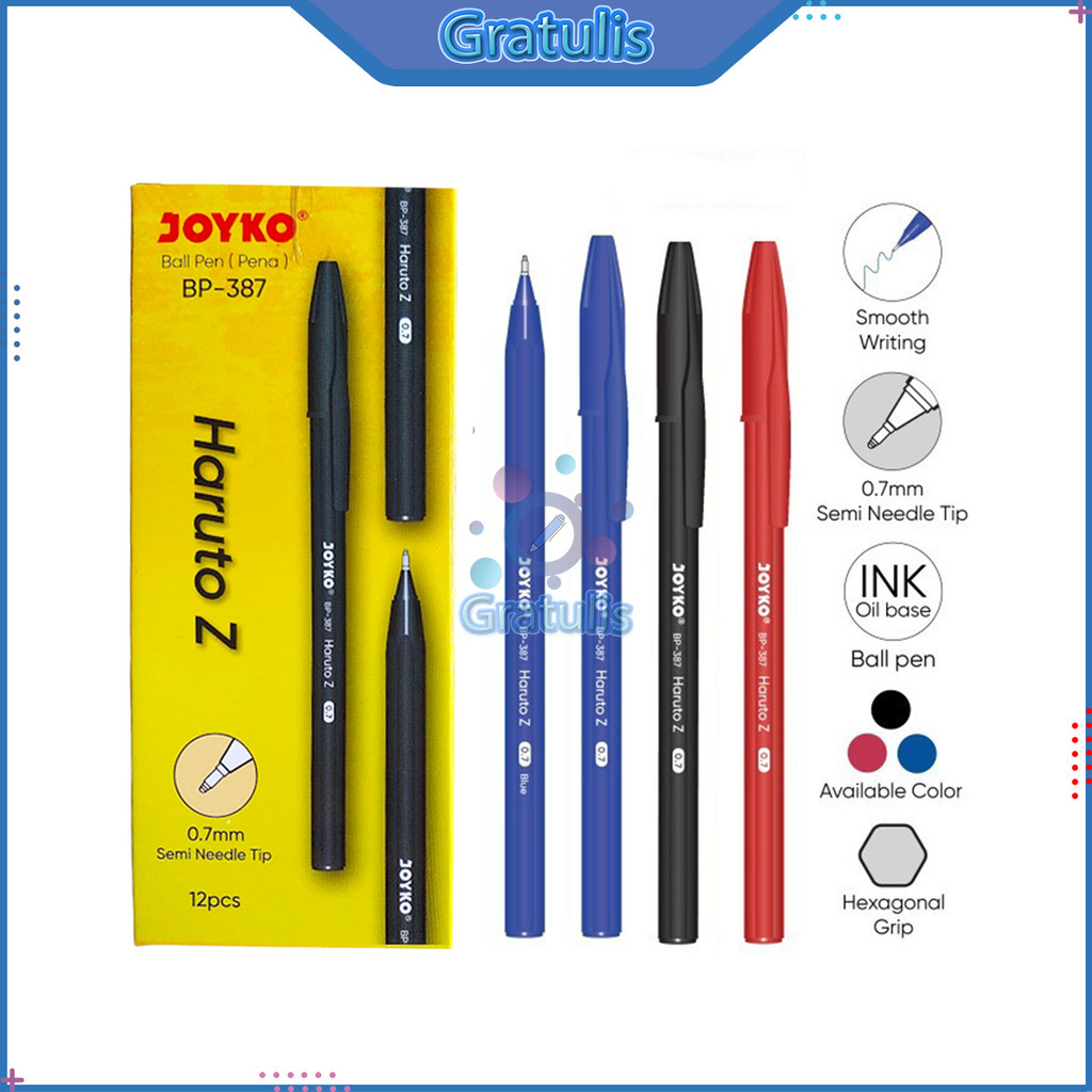 Jual PULPEN HARUTO Z JOYKO [BP-387/1 PACK] / ALAT TULIS SEKOLAH ...