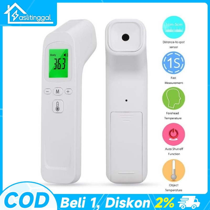Jual Thermogun Termometer Suhu Tubuh Digital Termometer Inframerah Non ...
