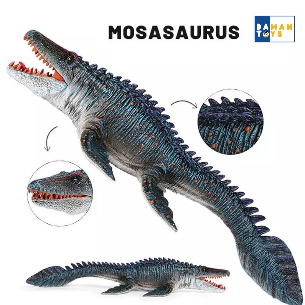 Jual AS45RT Jurassic Dinosaurus King Sea Mosasaurus Action Figures ...