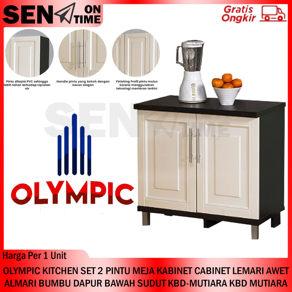 Jual [Kargo] Olympic Kitchen Set 2 Pintu Lemari Almari Bumbu Dapur ...