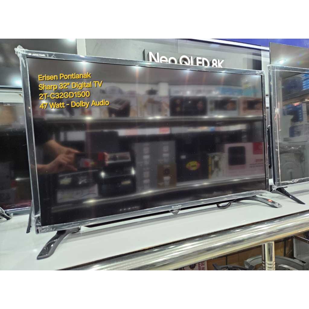 Jual SHARP LED TV DIGITAL 32" 2T-C32GD1500I NEW 2024 JAPAN PANEL ...