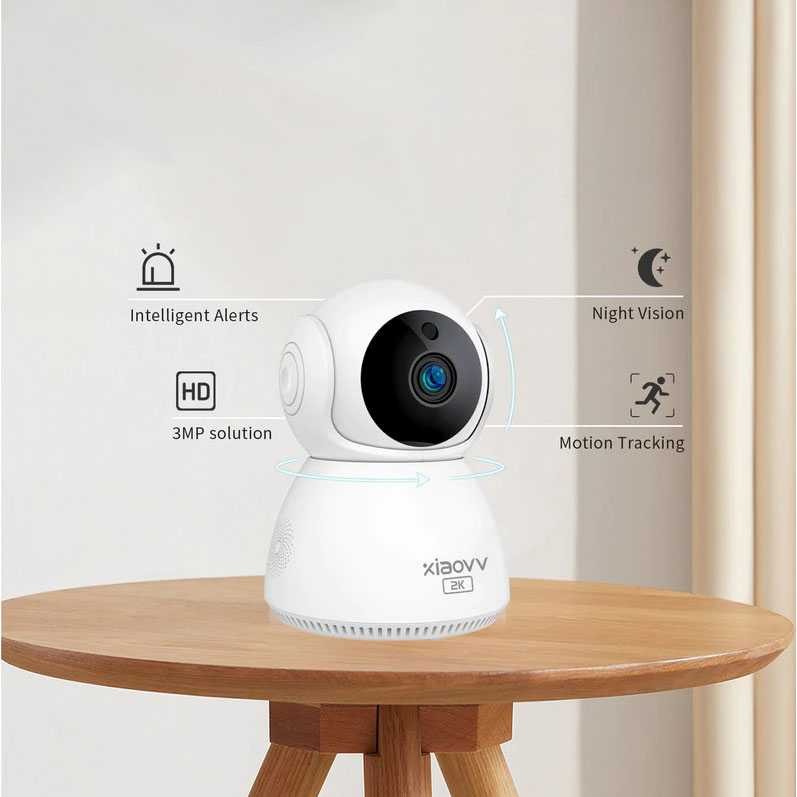 Jual Xiaovv Kamera CCTV WiFi PTZ Smart Camera 2K - XVV-3630S-Q8 ...