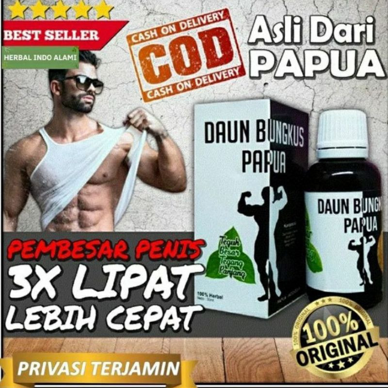 Jual Pembesar Penis Pembesar Mr P Ampuh Permanen Daun Bungkus Papua Original 100% | Shopee Indonesia