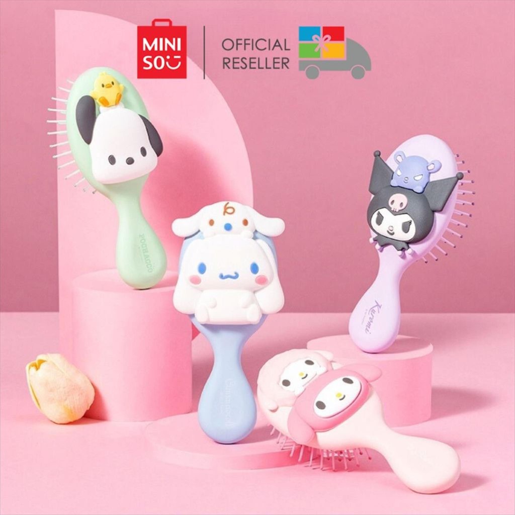 Jual MINISO X SANRIO Characters Sisir Rambut Kuromi / Cinnamoroll / My Melody / Pochacco ...
