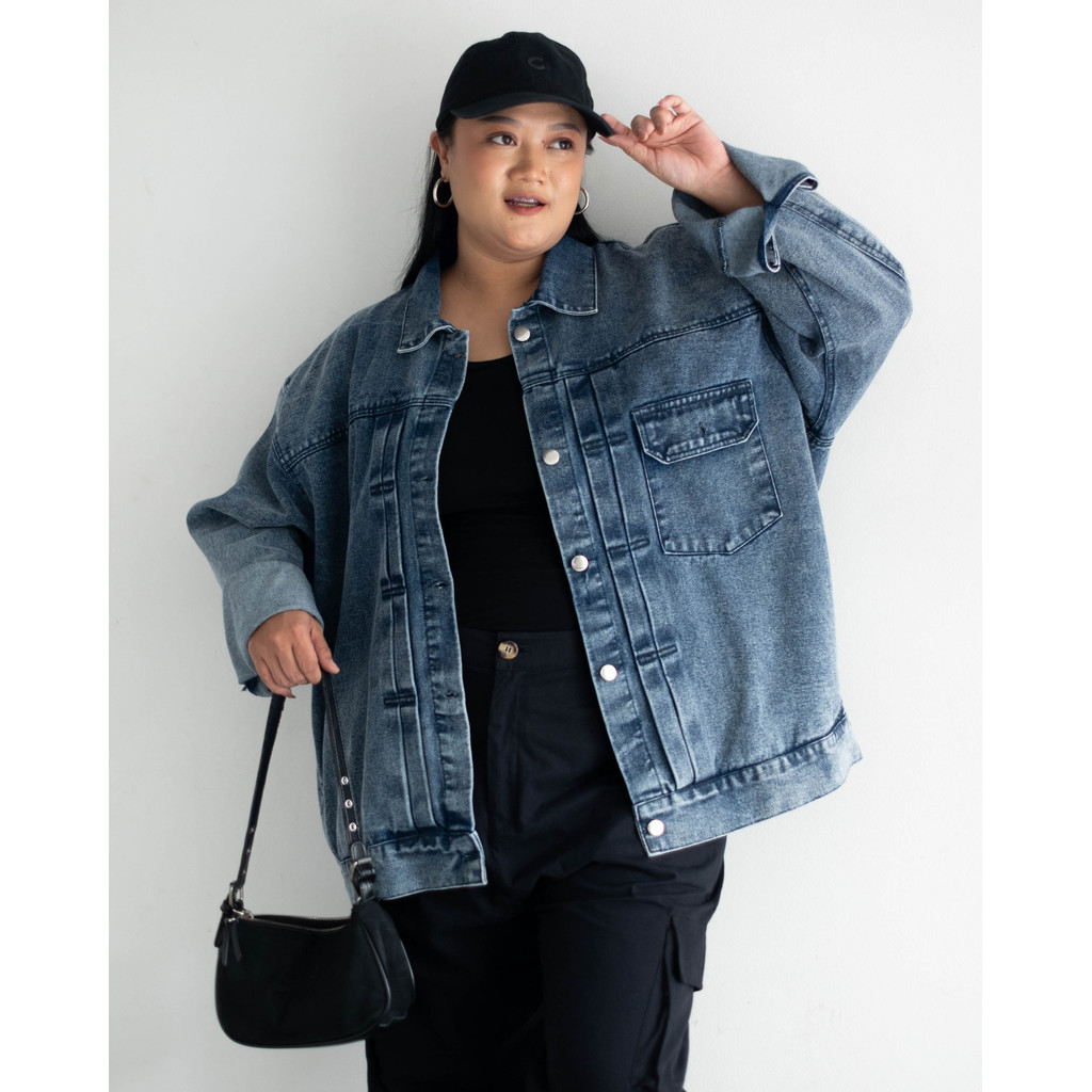 Jual Drew Denim Jacket | Shopee Indonesia