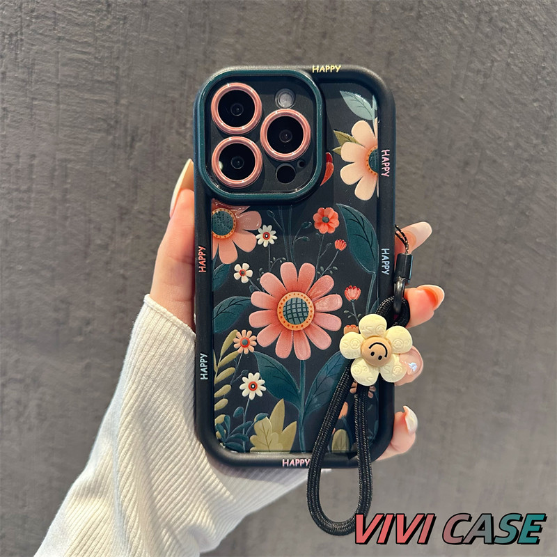 Jual Bunga matahari retro kompatibel dengan casing telepon iPhone case ...