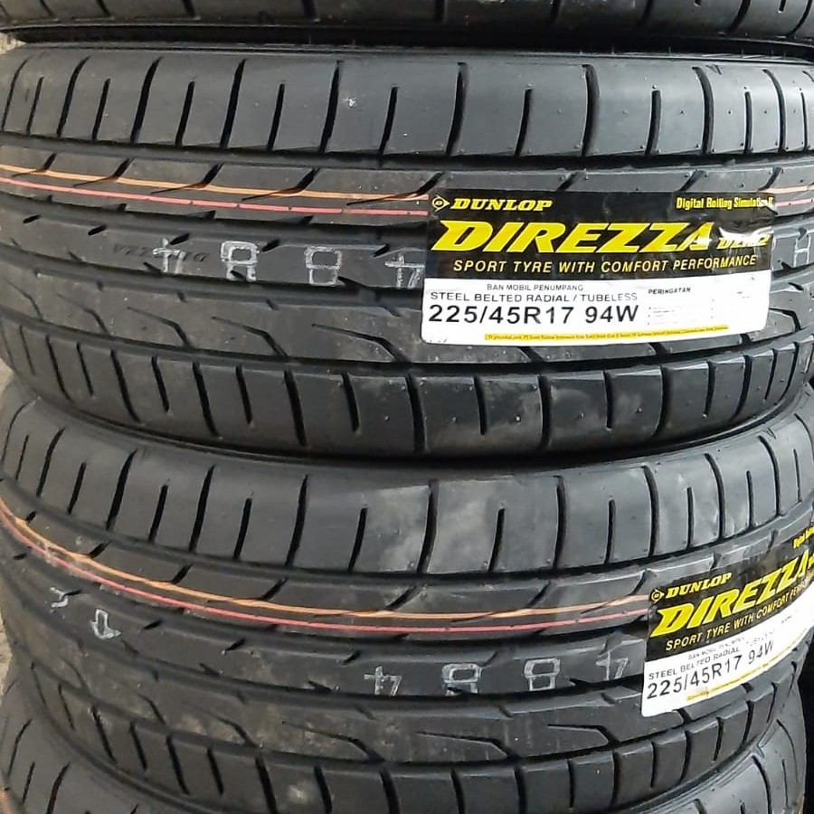 Jual Dunlop 225/45 R17 94W Direza DZ102 Ban Mobil Modifikasi | Shopee ...