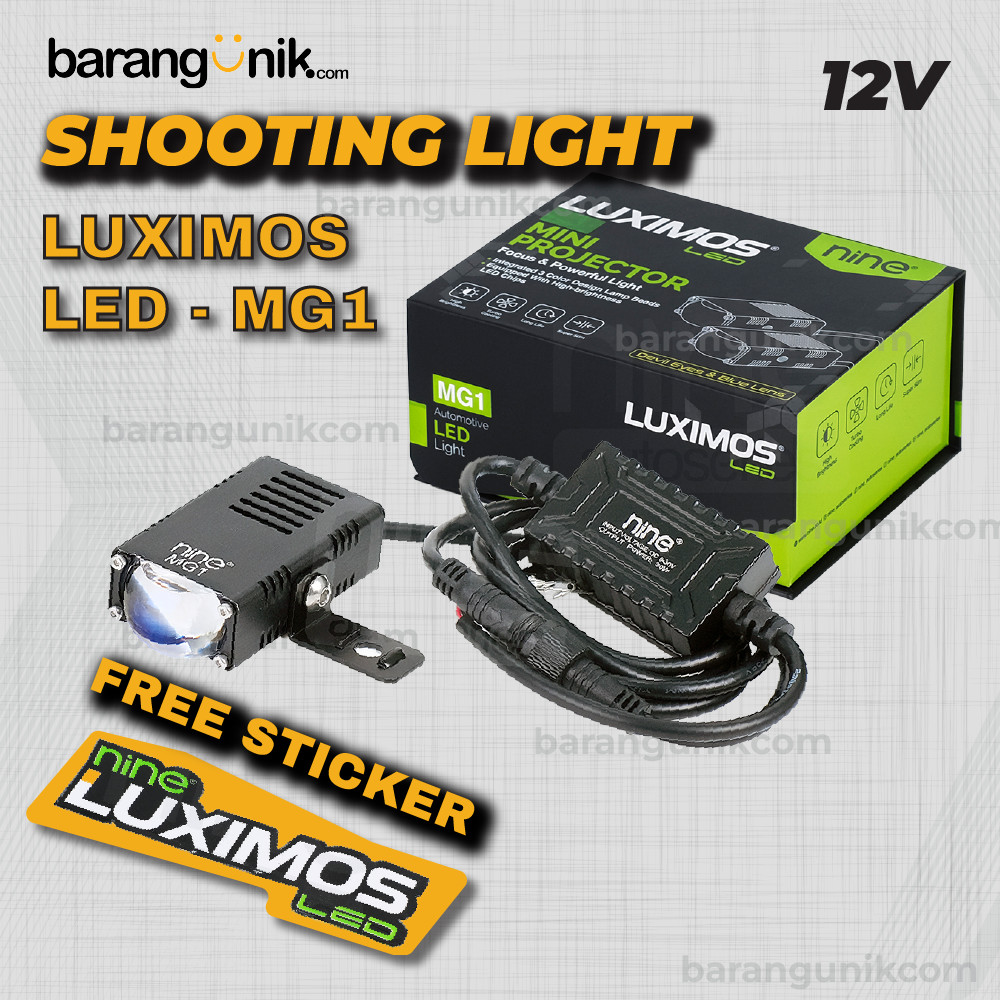 Jual BILED MINI SLIM 60W PROJIE LED GRILL SUPER TERANG BLUE LENS DEVIL ...