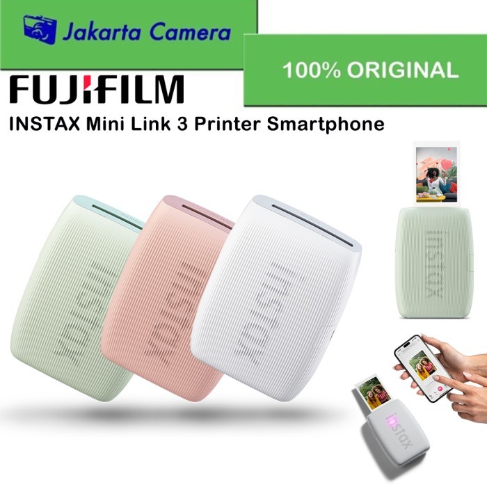 Jual FUJIFILM Instax Mini Link 3 Smartphone Printer - Fuji Instant ...