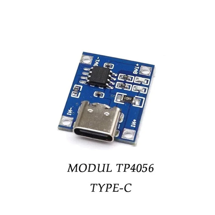 Jual Modul Cas Batere TP4056 TYPE C Non Protect Tanpa Proteksi | Shopee ...