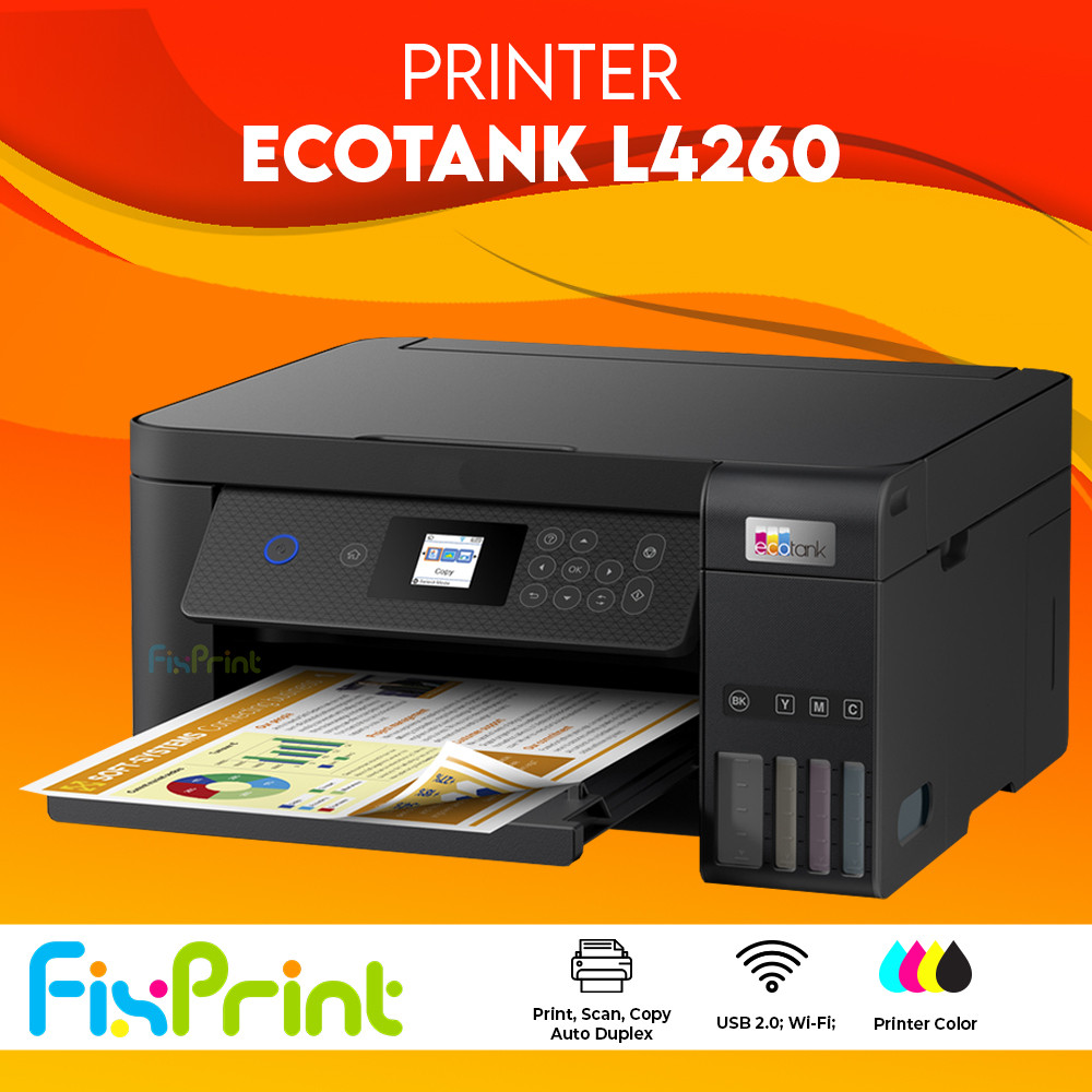 Jual Printer Ink Tank L4260 Multifunctions All-In-One WiFi Duplex L ...