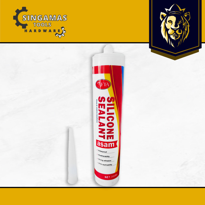Jual AFTA Lem Silicone Sealant 300 ml | Shopee Indonesia