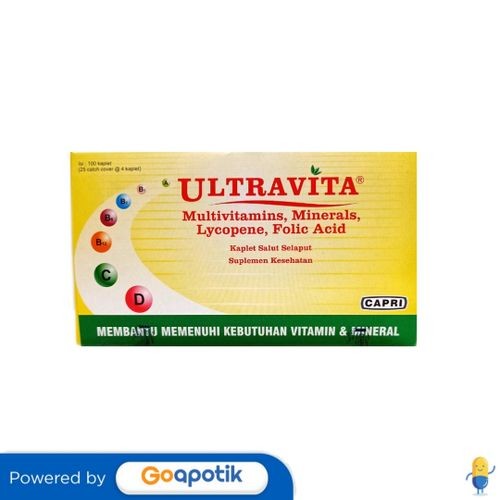 Jual Ultravita Box 100 Kaplet | Shopee Indonesia