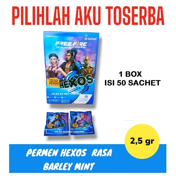 Jual Permen HEXOS Rasa BARLEY MINT - ( HARGA 1 BOX ) | Shopee Indonesia