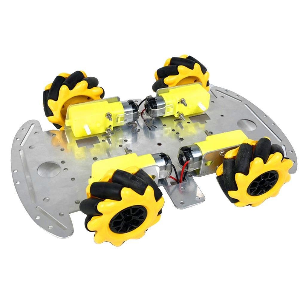 Jual 4WD Robot Car Chassis DIY s Intelligent Engine TT Motor ...