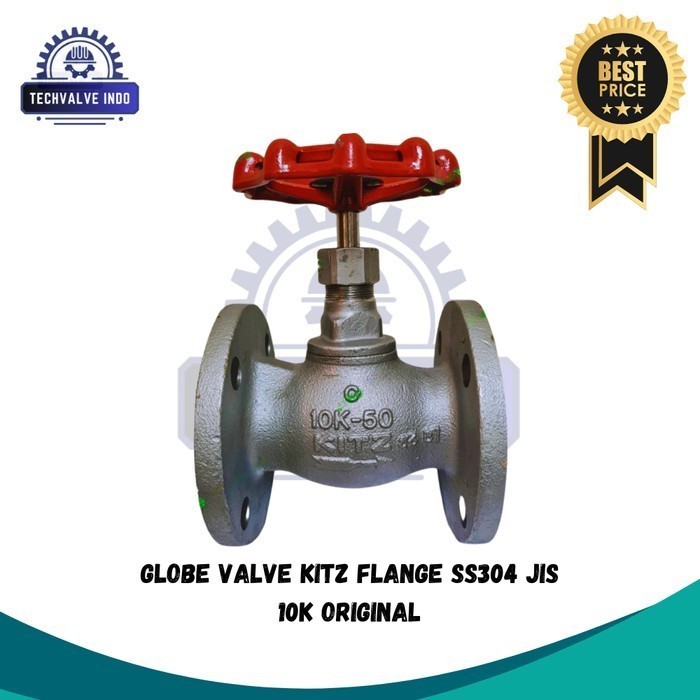 Jual GLOBE VALVE KITZ 3" INCH SS304 FLANGE JIS 10K ORIGINAL | Shopee Indonesia