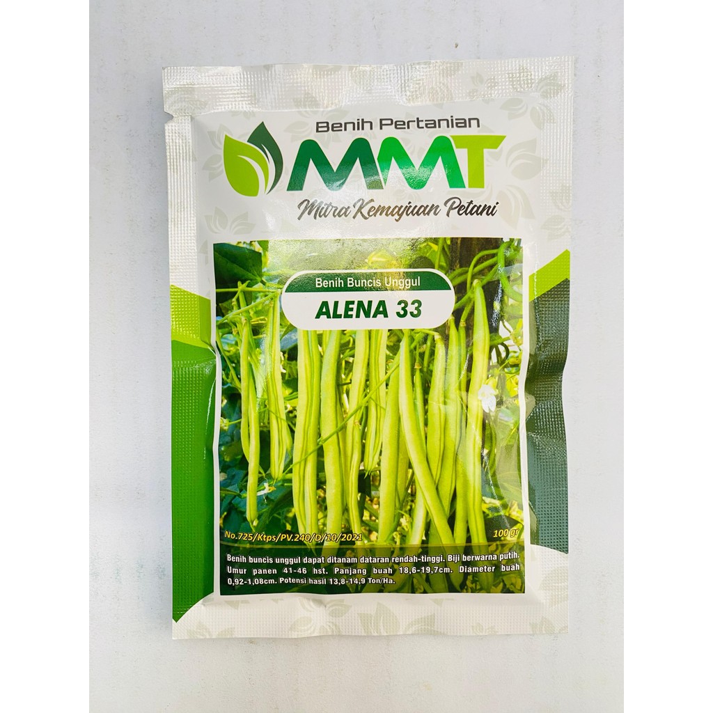 Jual Benih buncis unggul ALENA 33 biji warna putih isi 100gr dari BENIH ...