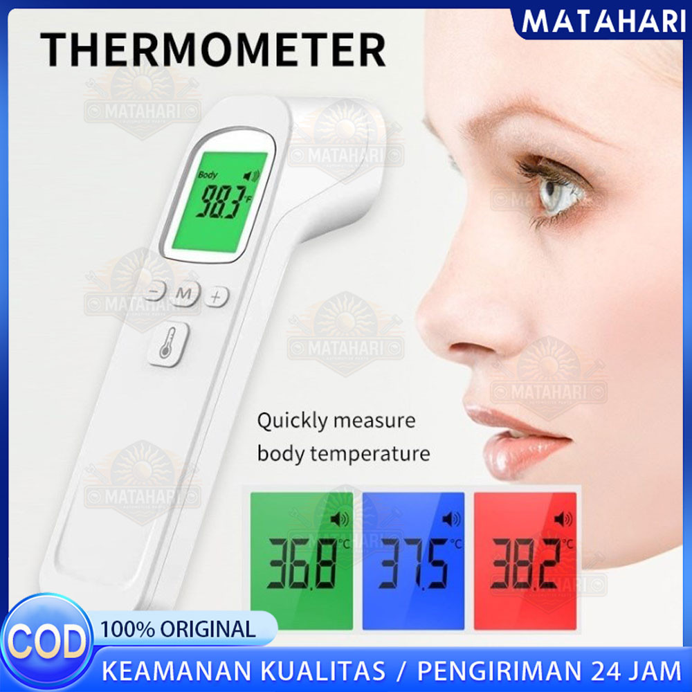 Jual Thermogun Termometer Suhu Tubuh Digital Termometer Inframerah Non ...