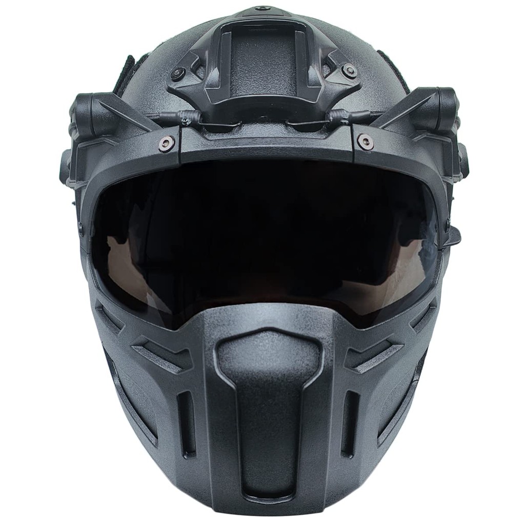 Jual Airsoft Paintball Helmet & Tactical Mask & Visor Goggles, Military ...
