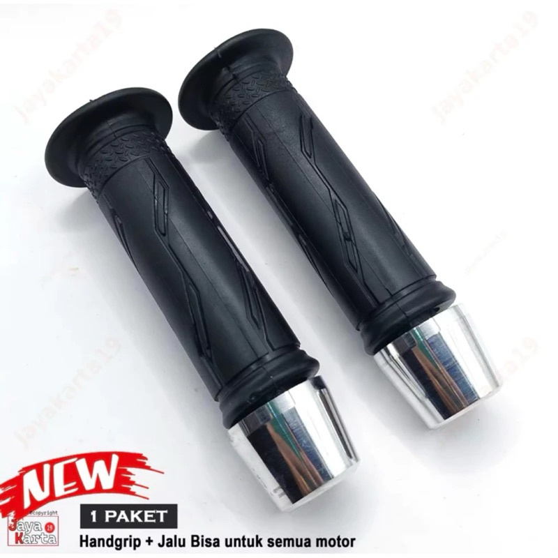 Jual COD handgrip motor YAMAHA hand grip handfat jalu chrome crom model ...