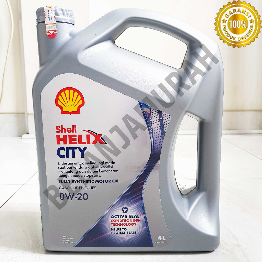 Jual Oli Shell Helix City SAE 0w-20 API SP Full Synthetic Galon / 4 ...