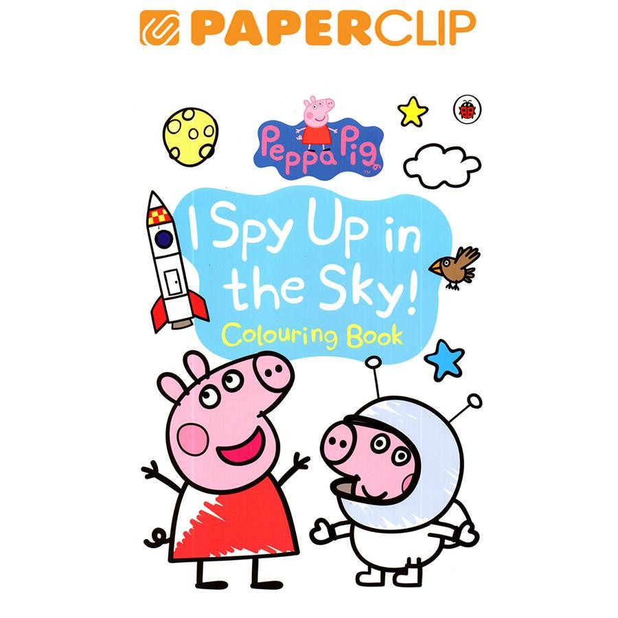 Jual PEPPA PIG COLOURING BOOK : I SPY UP IN THE SKY | Shopee Indonesia