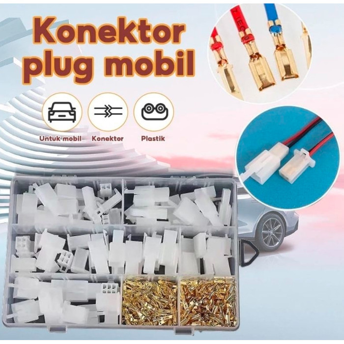 Jual Paket Skun Motor Soket Terminal Sambung Kabel Mobil 2 3 4 6 9 Pin ...