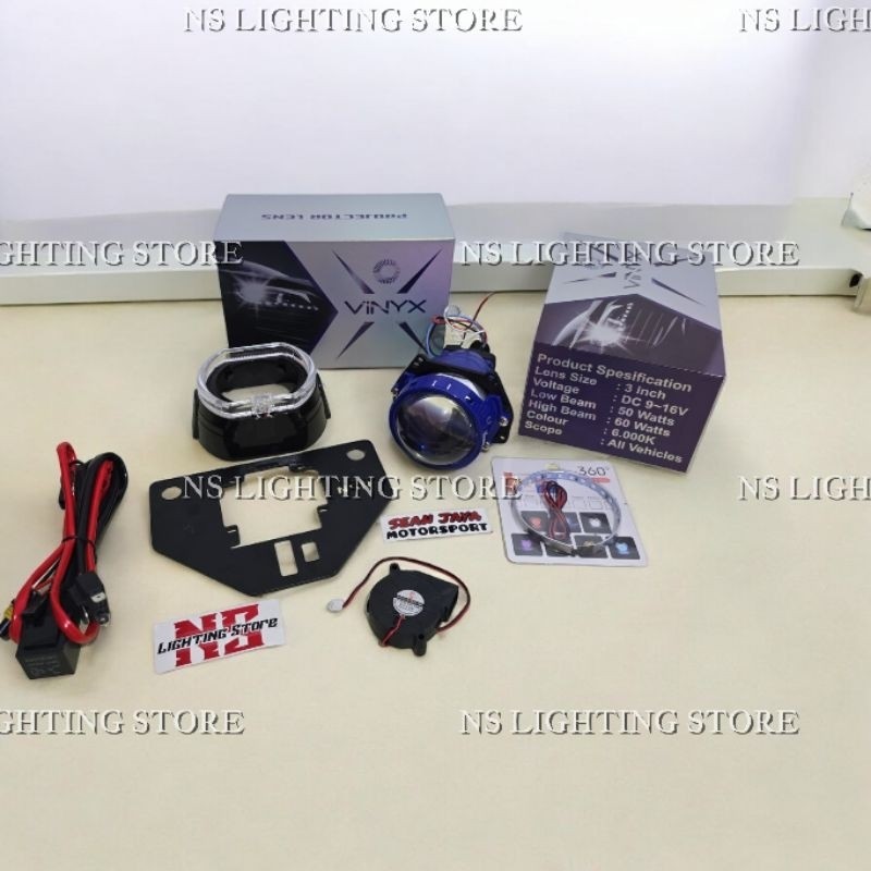Jual PROJIE PROJECTOR BILED VINYX P60 3INCH HONDA GENIO | Shopee Indonesia