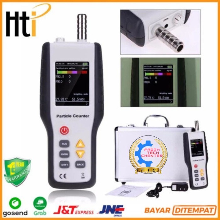 Jual Particle Counter HT9600 PM2.5 Detector HT-9600 HTI Tester HT 9600 ...
