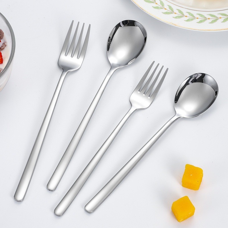 Jual BS - SENDOK GARPU KOREA H398 ALAT MAKAN KOREAN SPOON FORK SET ...