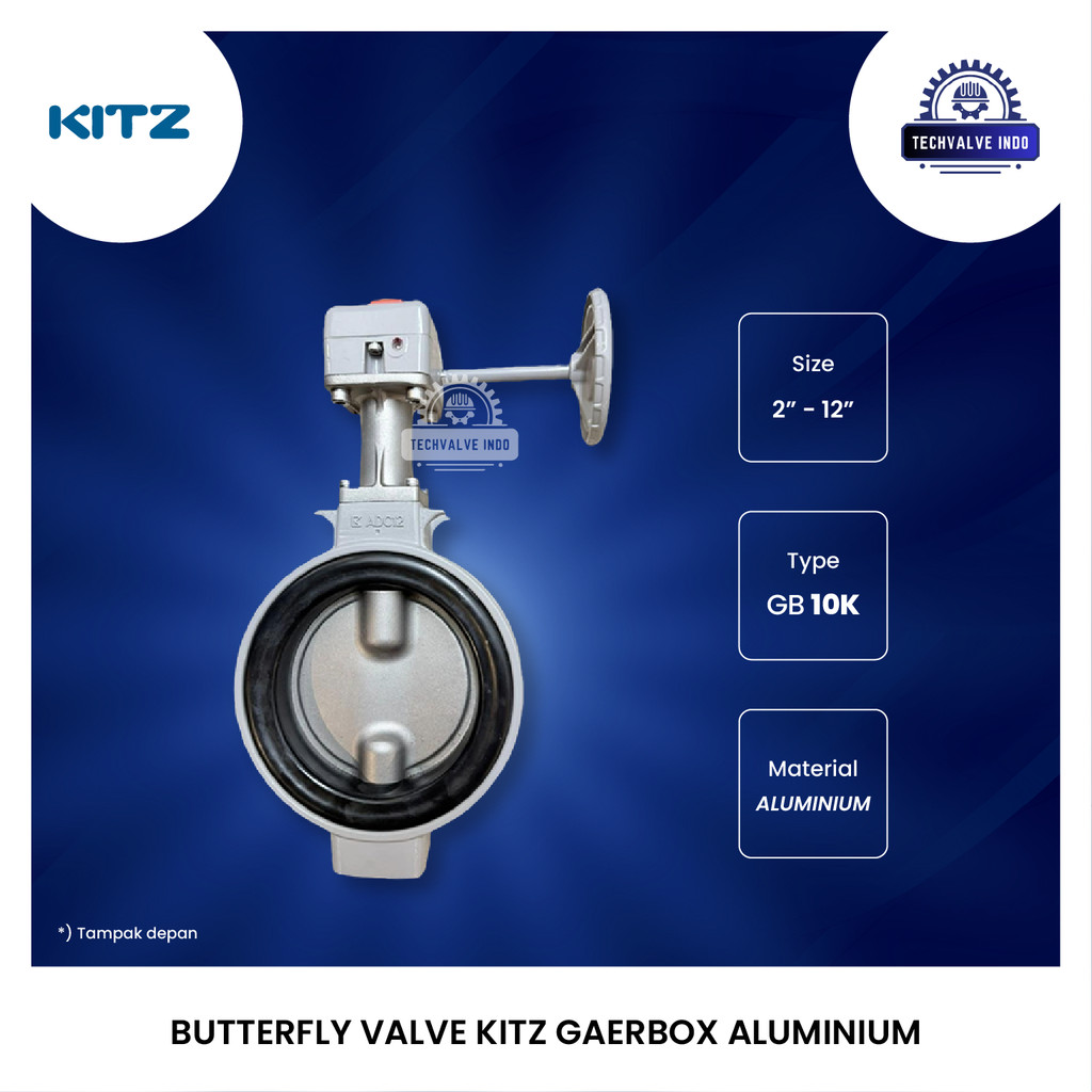 Jual BUTTERFLY VALVE KITZ 6" INCH ALUMINUM G-10XJMEA ORIGINAL | Shopee ...