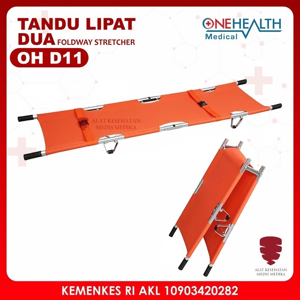 Jual Tandu Lipat 2 OneHealth OH-D11 Folding Stretcher Emergency ...