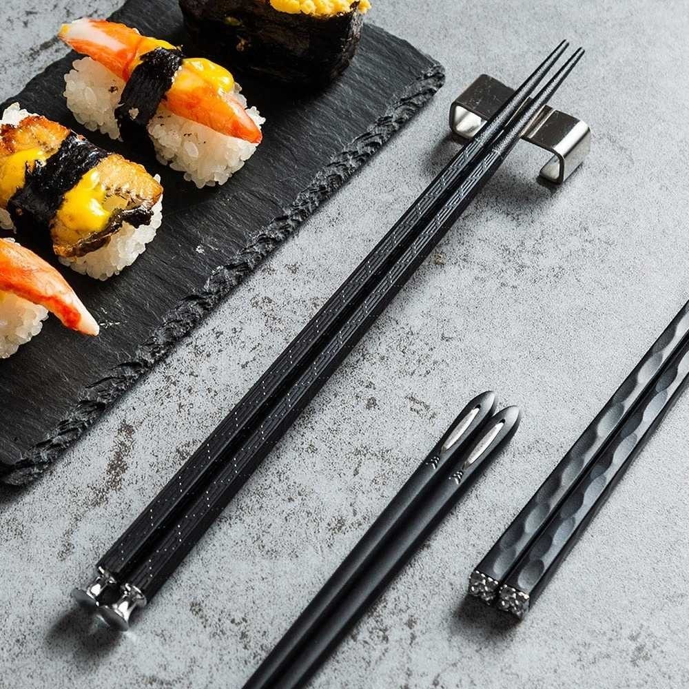 Jual Alat Makan Sumpit Gaya Jepang Sumpit 5 Pasang Set Sumpit Makan ...