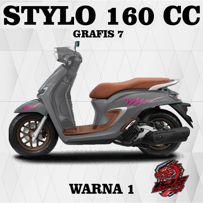 Jual Striping Honda Stylo grafis 7 - Decal Striping Transparan UV Honda ...