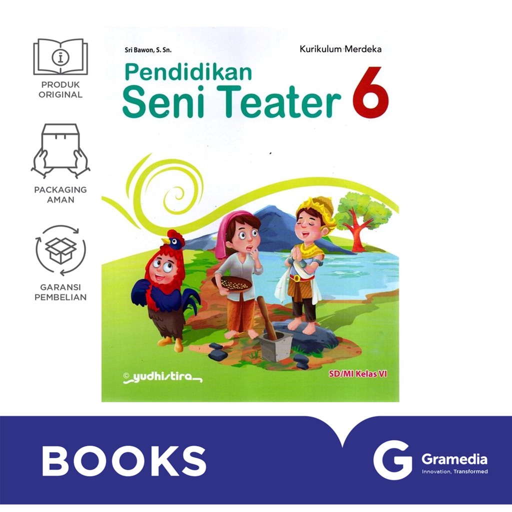 Jual Pendidikan Seni Teater 6 SD/MI Kelas 6 Kurikulum Merdeka (Sri Bawon, S.Sn.) | Shopee Indonesia