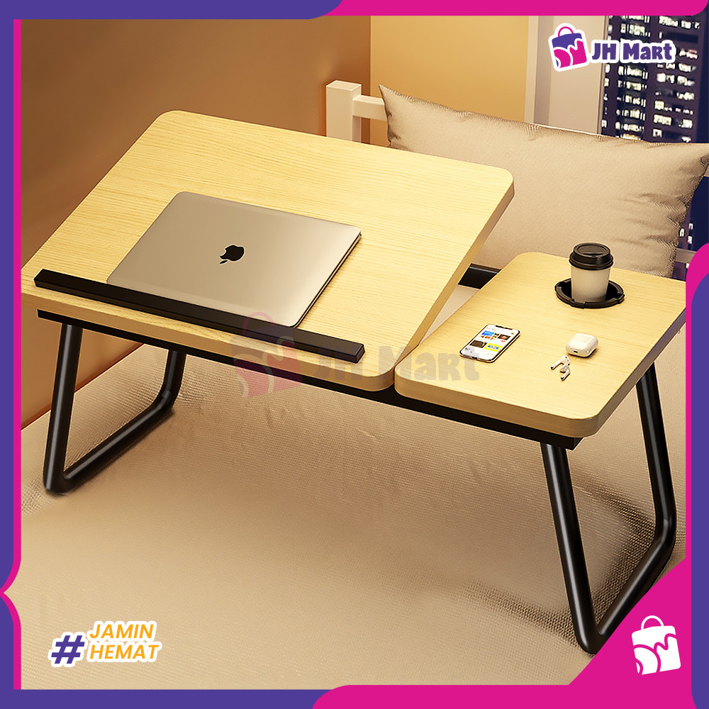 Jual JHM - Meja Lipat Laptop Portable HPL Kayu Tebal Meja Belajar Kerja ...