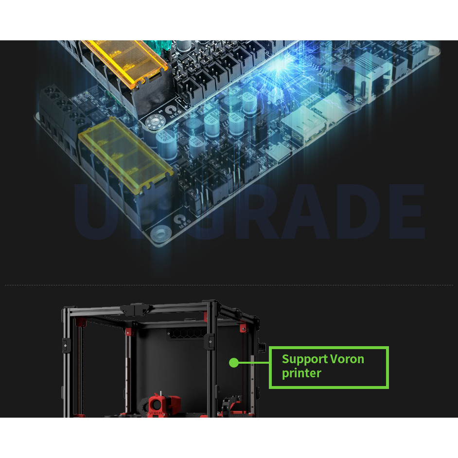 Jual Makerbase MKS Monster8 V2 32Bit Control Board With TS35 TFT Touch ...
