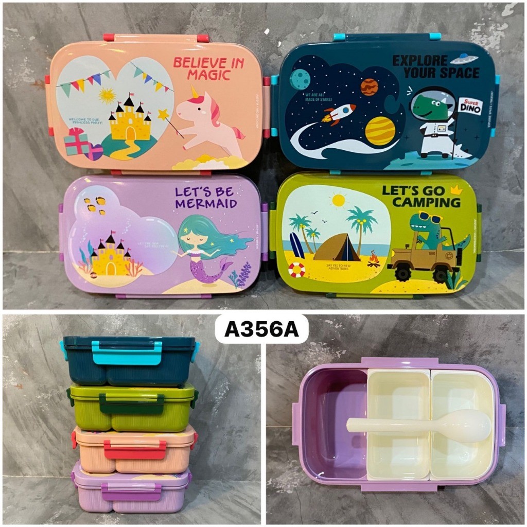 Jual KOTAK MAKAN - LUNCH BOX DENGAN KARAKTER ANIMASI LUCU - KOTAK BEKAL ANAK - KOTAK BEKAL ...