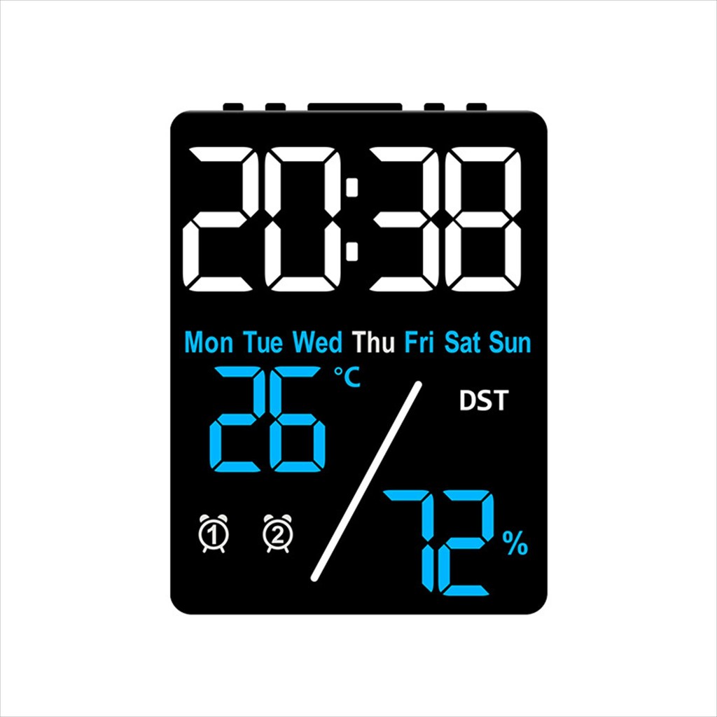 Jual Digital Smart Alarm Clock Jam Meja Digital Jam Weker Pintar ...