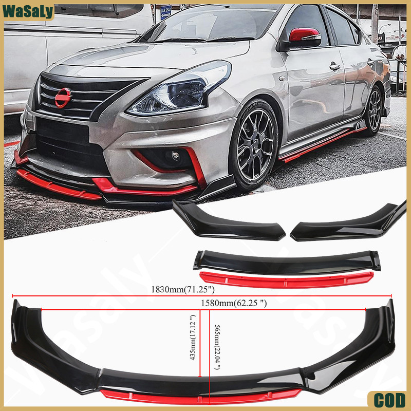 Jual 【COD】Universal Depan Bibir Dagu Body Depan Bumper Splitter Lip ...