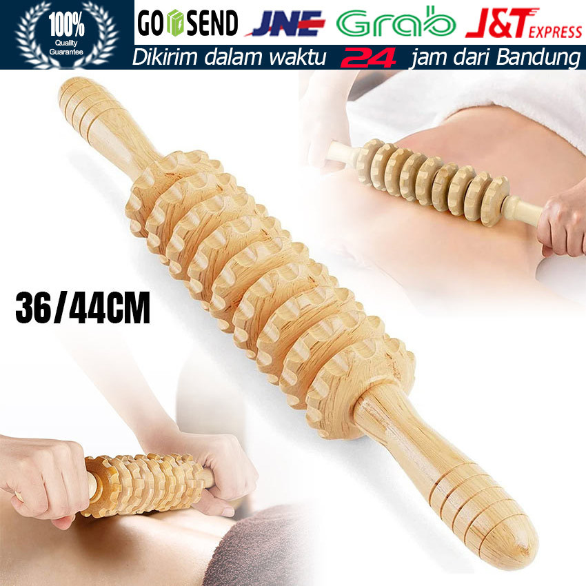 Jual Alat Pijat Kayu Roller Manual / Alat Pijat Tongkat Roller Kayu ...