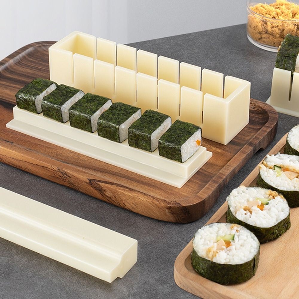 Jual 3pcs/set Sushi Maker Equipment Kit Plastic Kimbap Sushi Rolls Mold ...