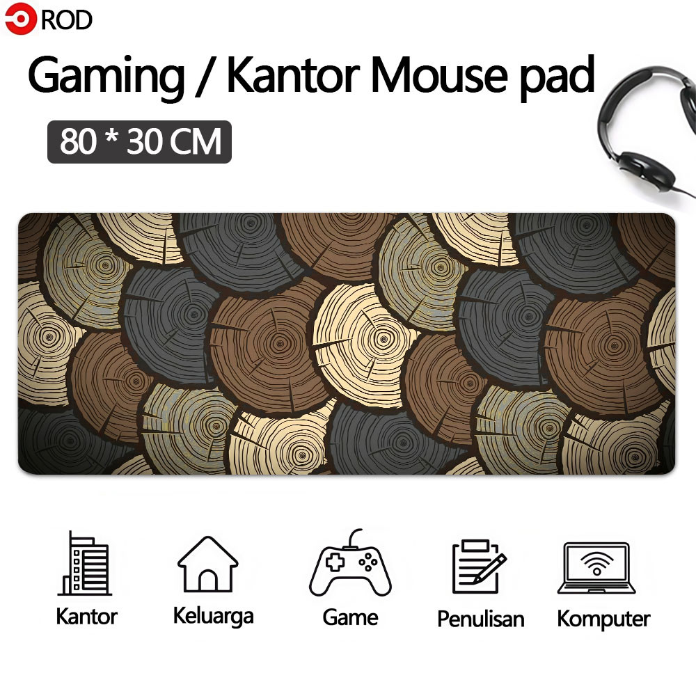 Jual 80*30cm Mouse Pad Anti Selip Desk Mat Large MousePad Komputer Long ...