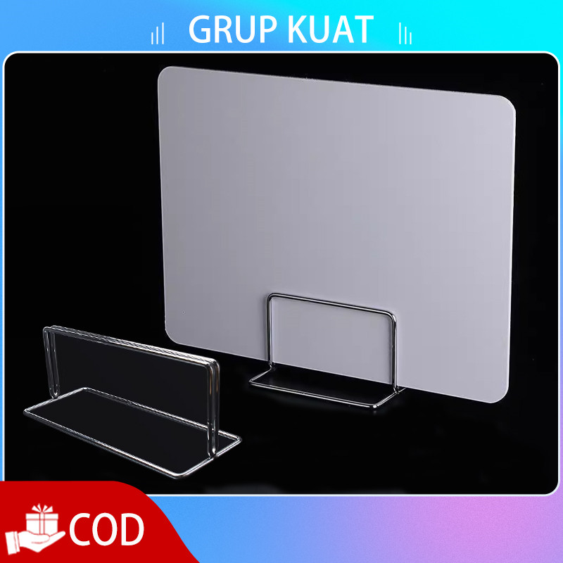 Jual Pembatas Meja Kantor Sekat Stainless Steel Minimalis Tidak Dilepas ...