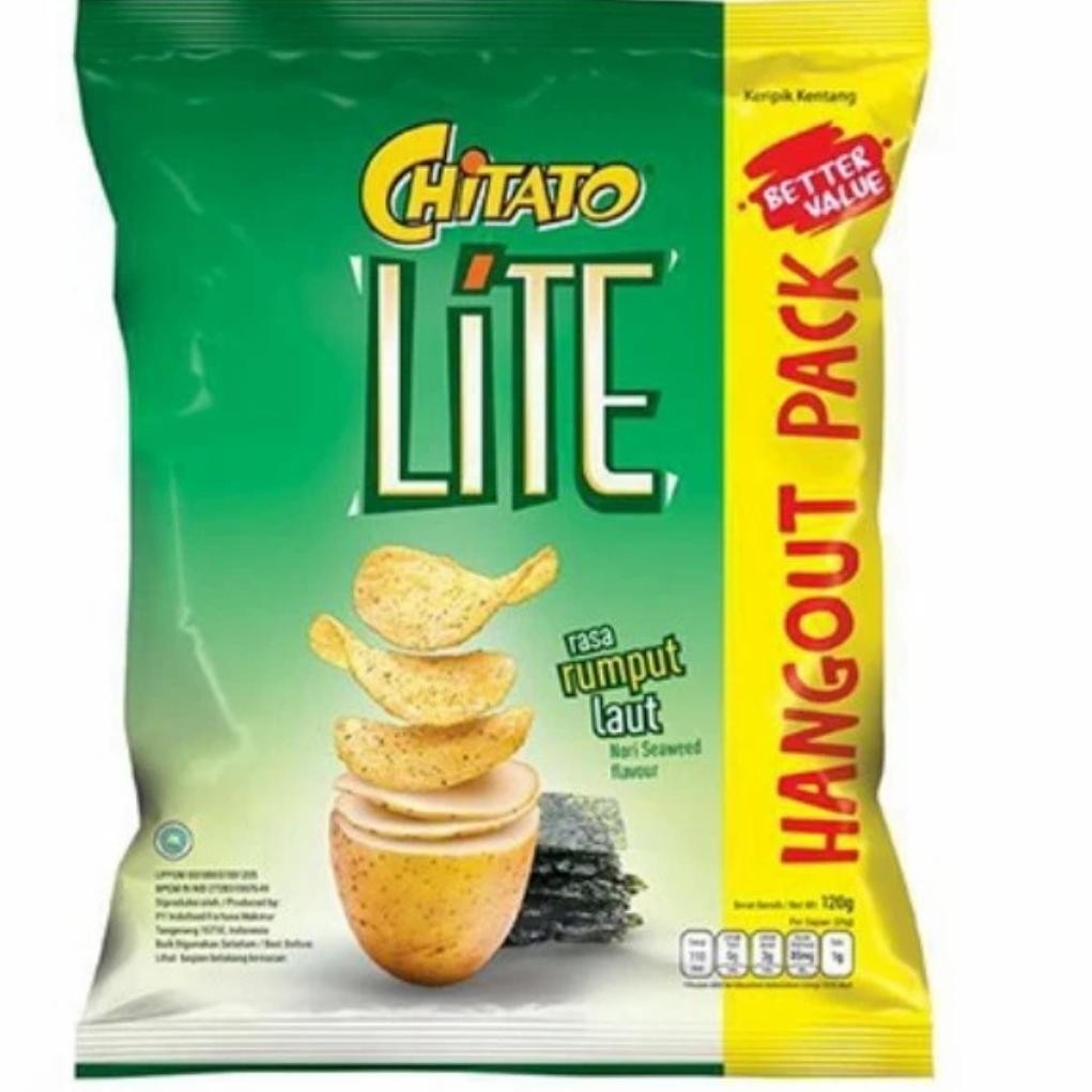 Jual Chitato Lite Snack Keripik Kentang HANG OUT PACK Rasa Nori Seaweed ...