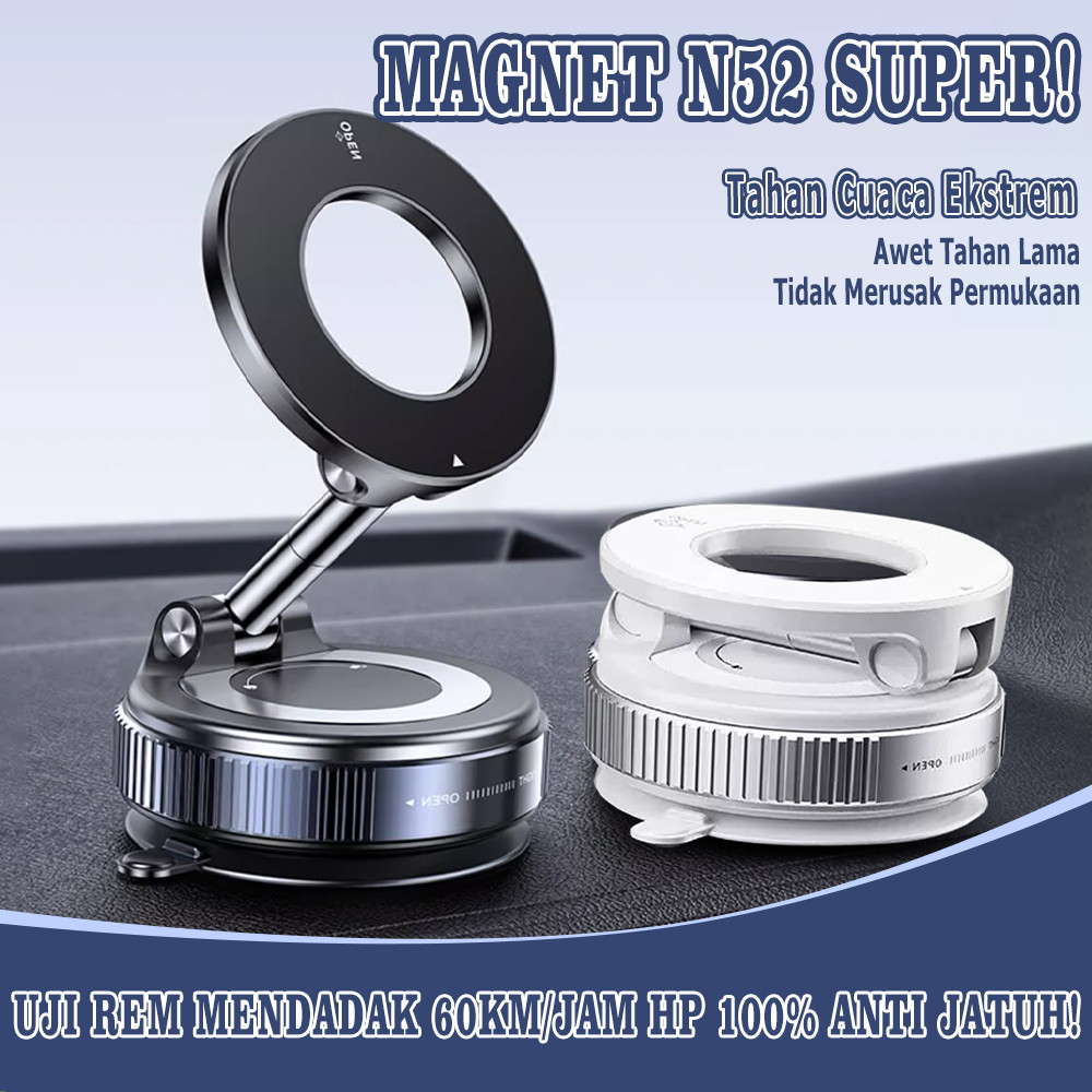 Jual Holder Hp Magnetic Vacuum Strong Adsorption 360 Rotate Phone ...