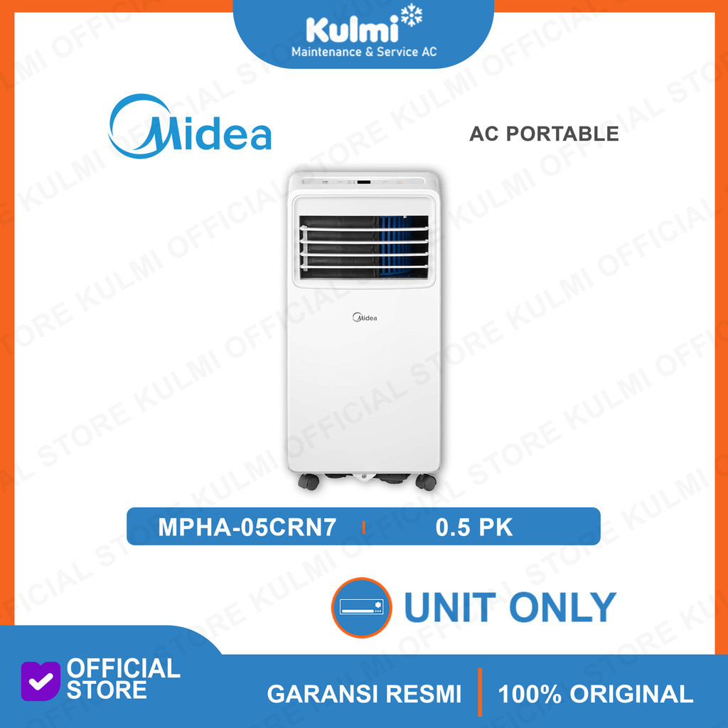 Jual AC Midea AC Portable 1/2 PK MPHA-05 CRN7 Multiple Function AC - 0 ...